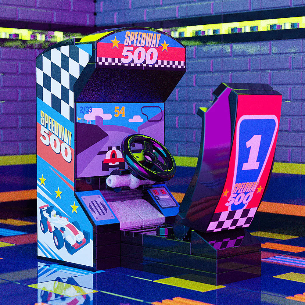 B3 Speedway 500 - Custom Arcade Racing Game made with LEGO bricks ...