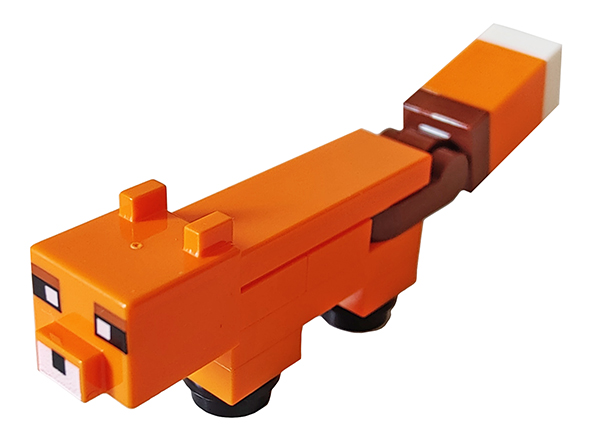 minefox01 - Minecraft Fox - Brick Built – Bristol Bricks